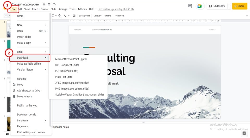 How to Convert Google Slides to PowerPoint: 2 Easy Methods