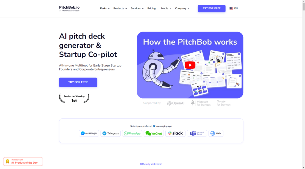 18 Best Free AI Pitch Deck Generators 2025 | SlidesAI