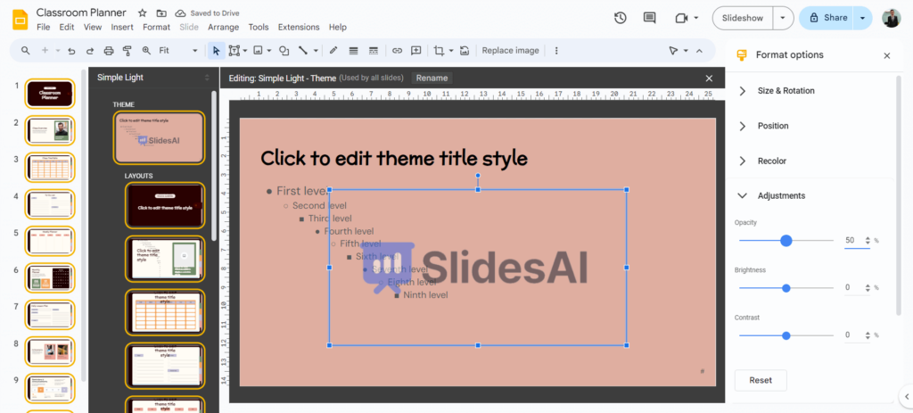 How To Add Watermark To Google Slides? | SlidesAI