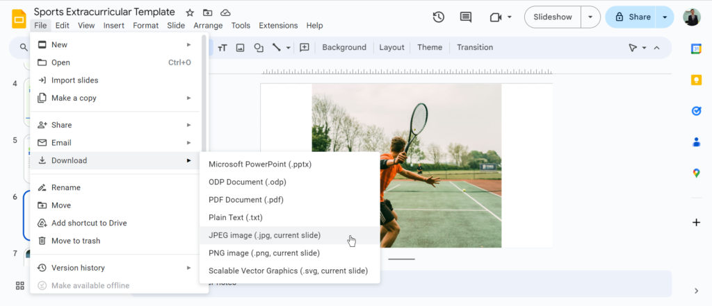 How to Save Images from Google Slides - SlidesAI
