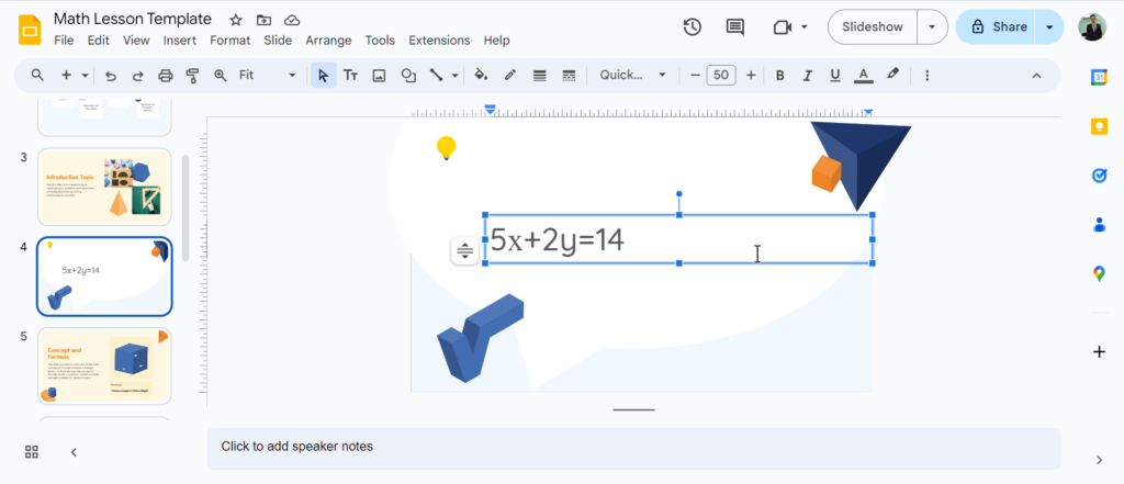 How to Insert Equation in Google Slides? - SlidesAI