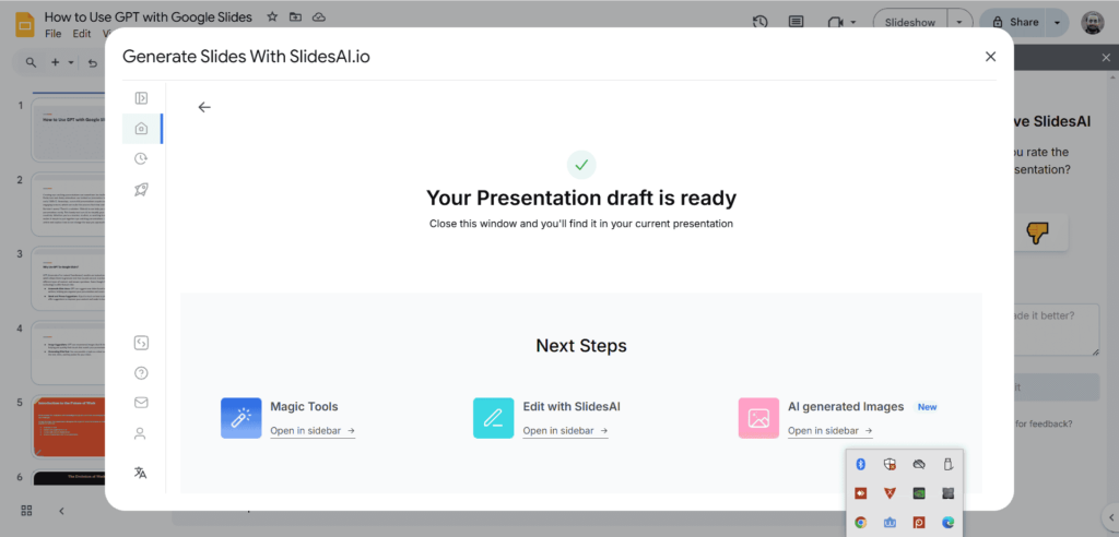 How to Use ChatGPT to Create a Google Slides - SlidesAI
