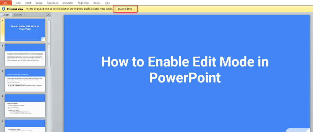 How to Enable Editing in PowerPoint: Easy Methods - SlidesAI