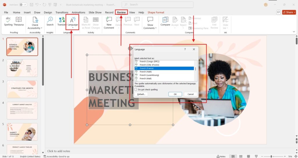 How to Change Language in PowerPoint? - Slides AI