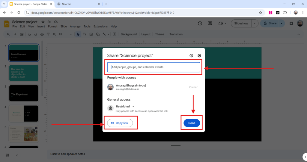 How to Show Google Slides on Students Screens? - SlidesAI