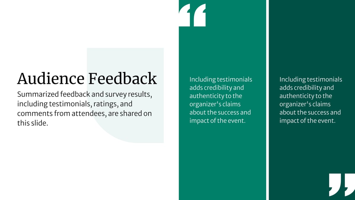 Post Event Recap Template for Event Analysis & Reporting