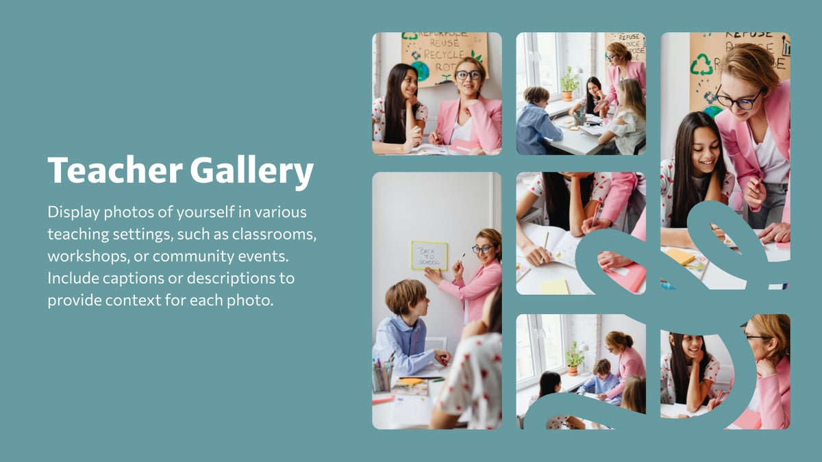 Teacher / Educator Portfolio Presentation Template