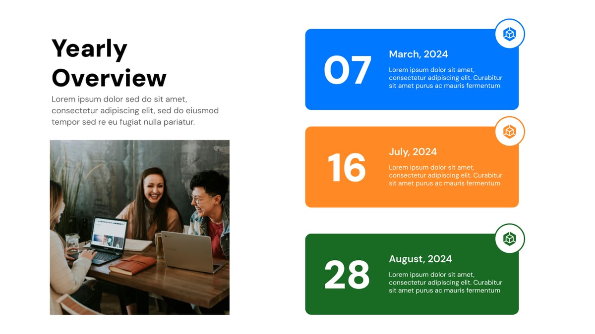 Calendar Presentation Template for PPT and Google Slides