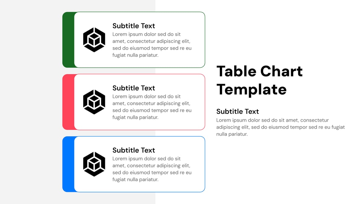 Table Presentation Template for Google Slides and PowerPoint