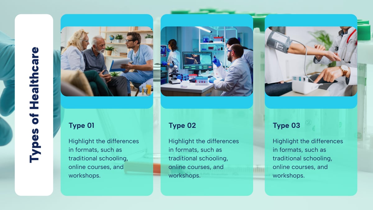 Healthcare Education Presentation Template | SlidesAI