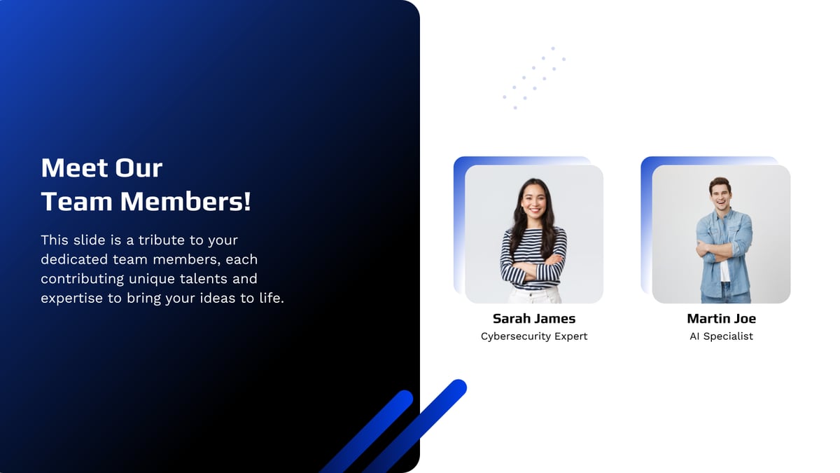 Tech Startup Pitch Deck Template for Investors | SlidesAI