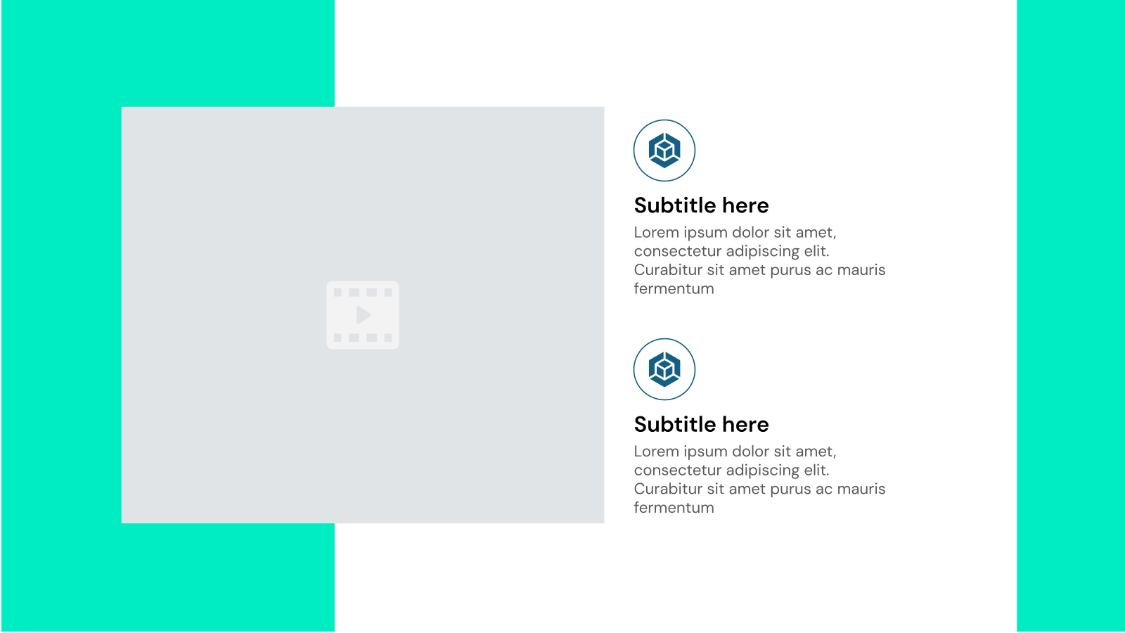 Video Presentation Template for Google Slides and PowerPoint