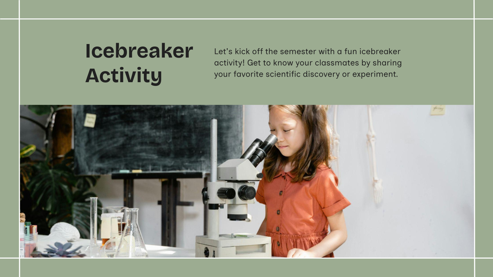 Pre-designed Class Orientation Presentation Template