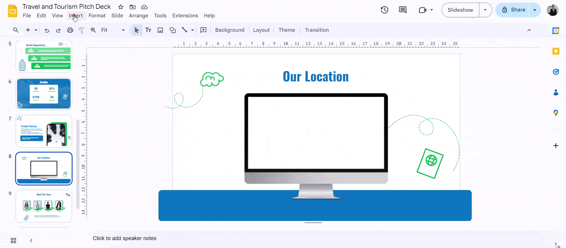 How to Embed a Map into Google Slides - SlidesAI
