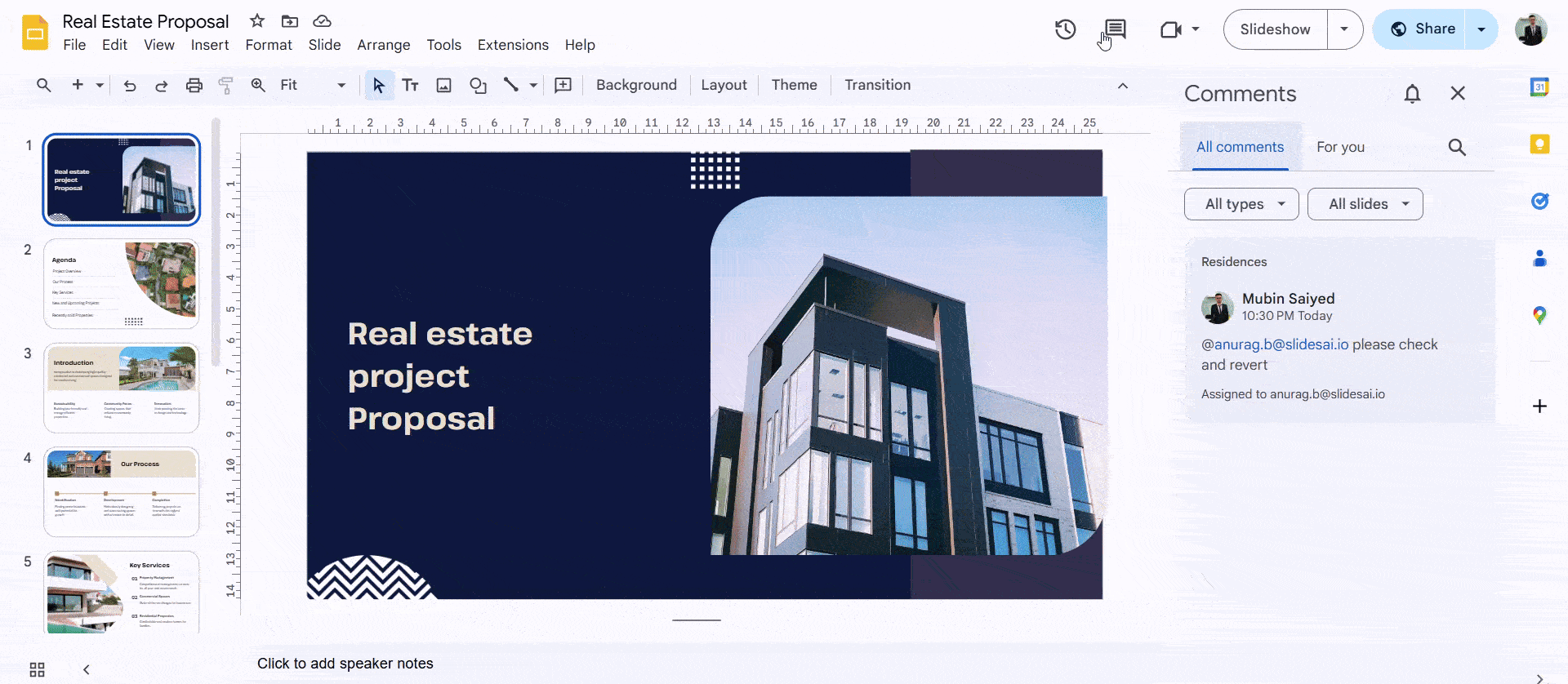How to Add Comments on Google Slides - SlidesAl