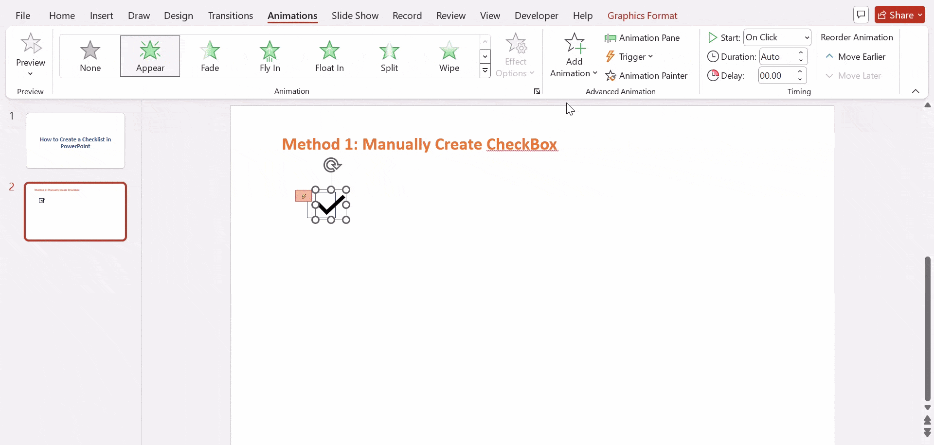 How to Create a Checklist in PowerPoint? 2 Easy Methods