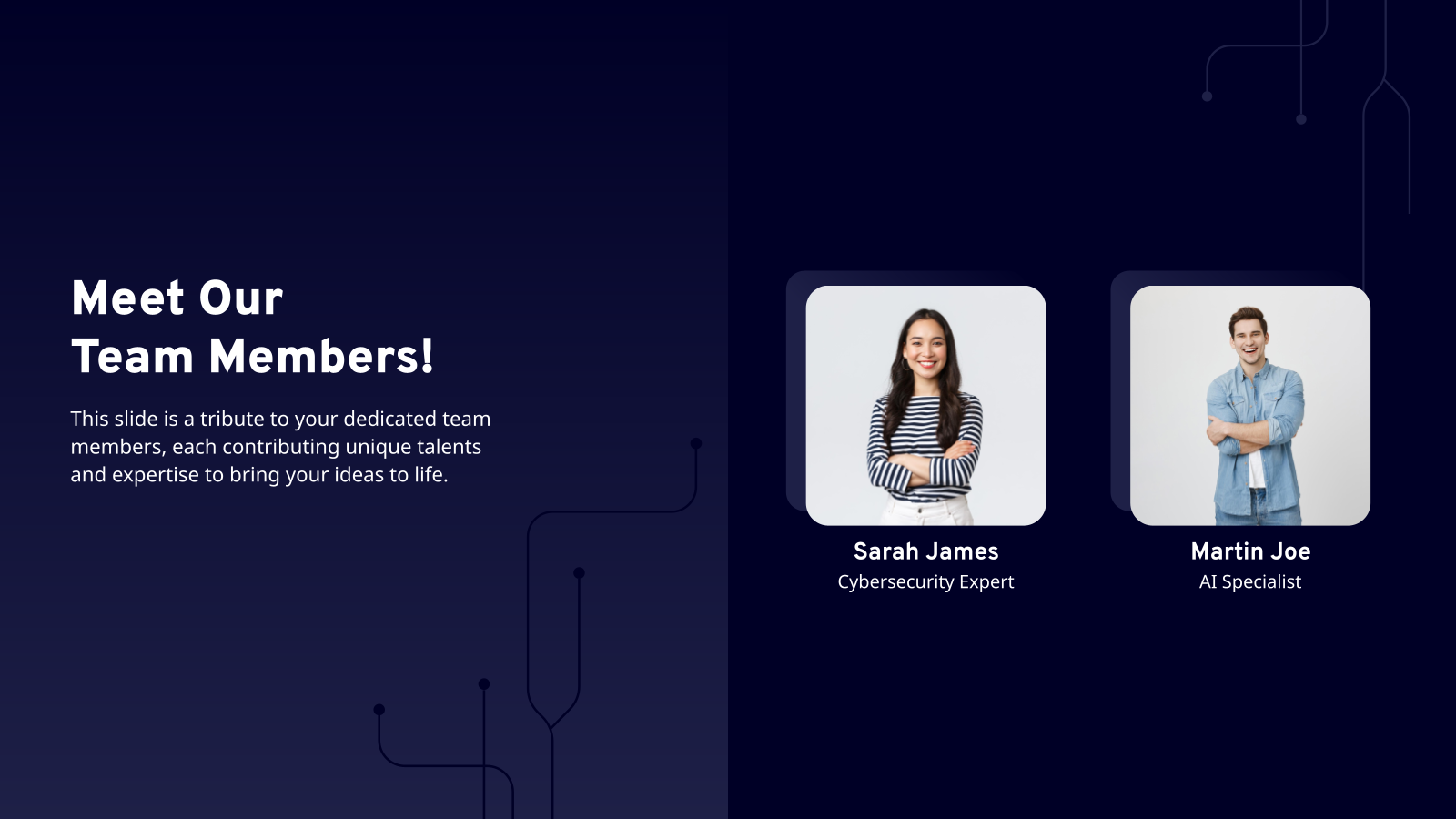 Professional Tech Startup Pitch Deck Template | SlidesAI