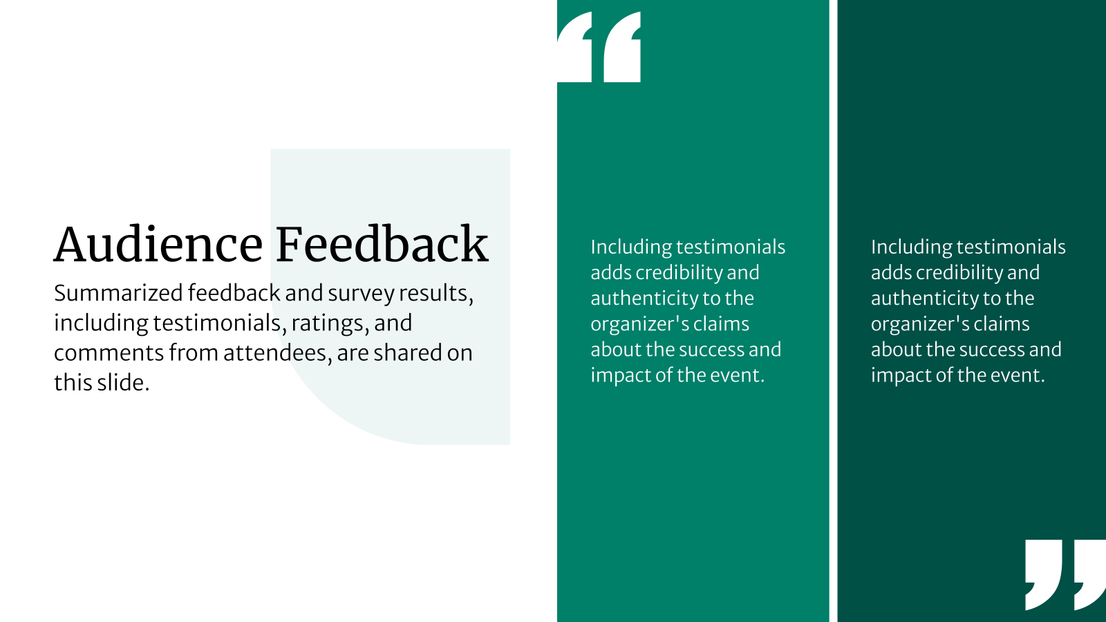 Post Event Recap Template for Event Analysis & Reporting