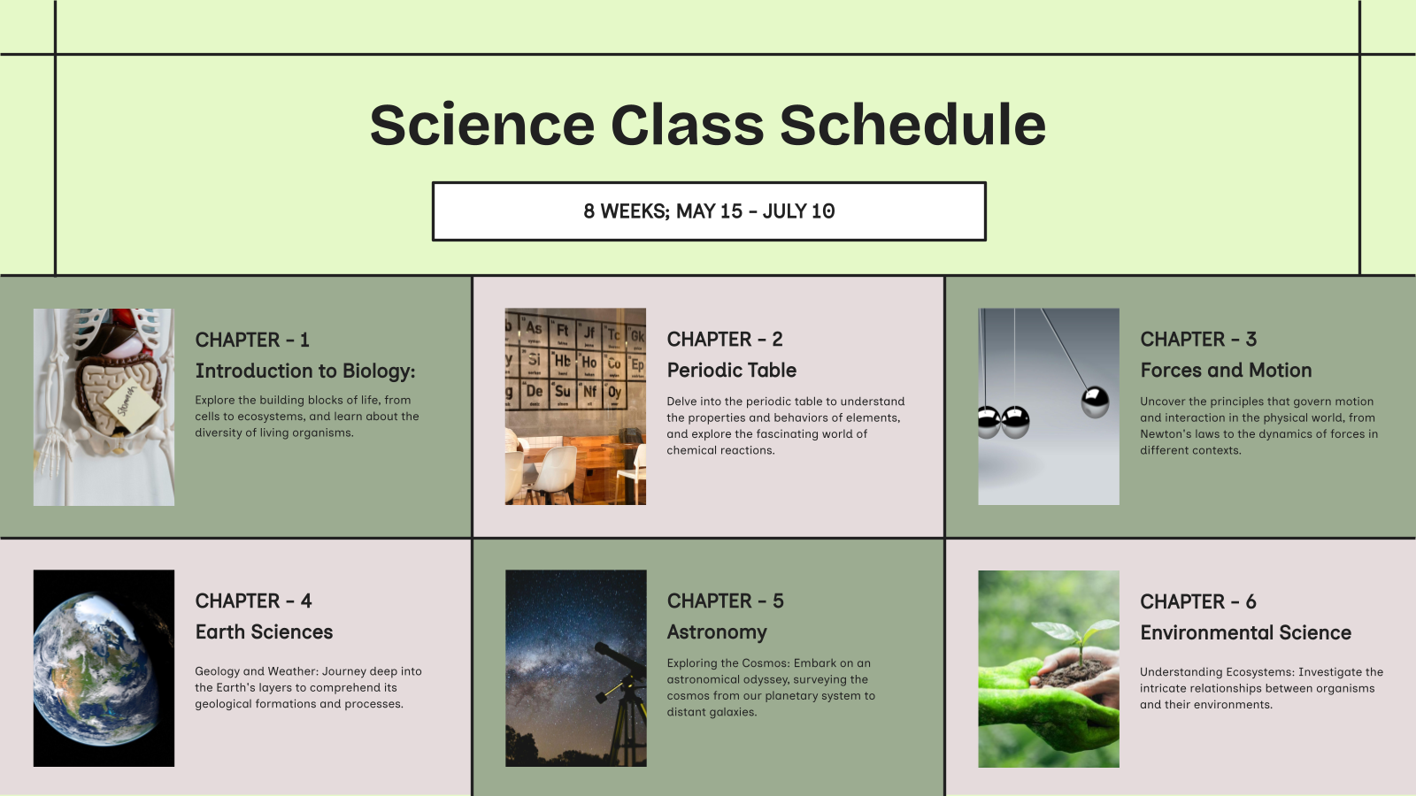 Pre-designed Class Orientation Presentation Template