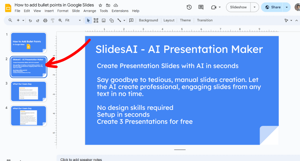 How to Add Bullet Points in Google Slides? A Complete Guide