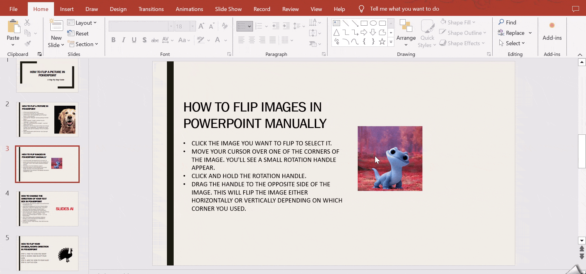 How to Flip a Picture in PowerPoint? Simple Steps