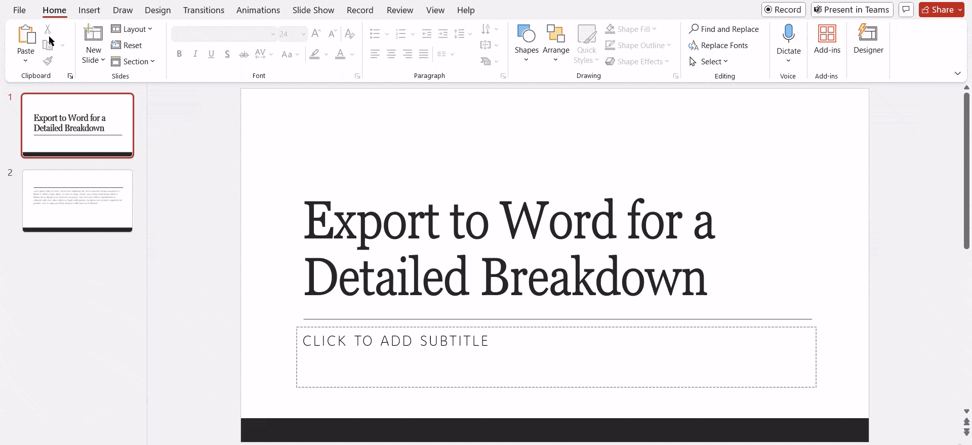 How to Check Word Count in PowerPoint: Windows, Mac & Online | SlidesAI