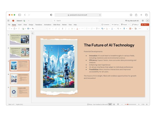 Free AI Presentation Maker & Google Slides Generator | SlidesAI
