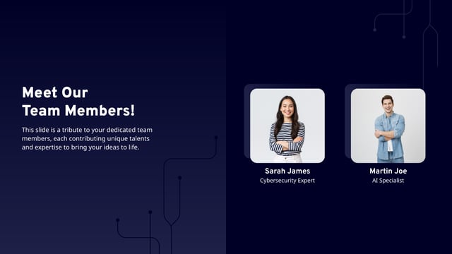 Professional Tech Startup Pitch Deck Template | SlidesAI