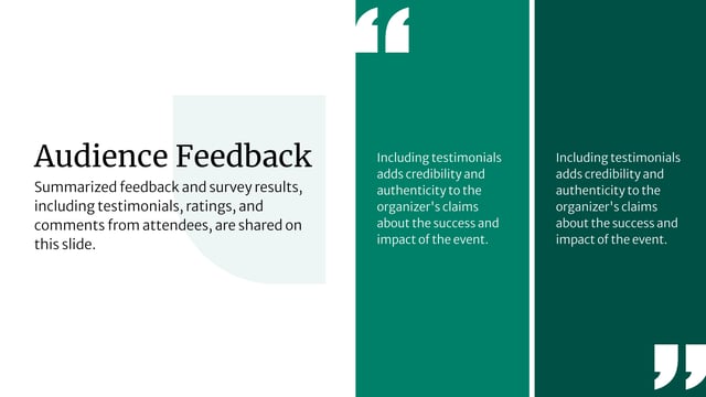 Post Event Recap Template for Event Analysis & Reporting