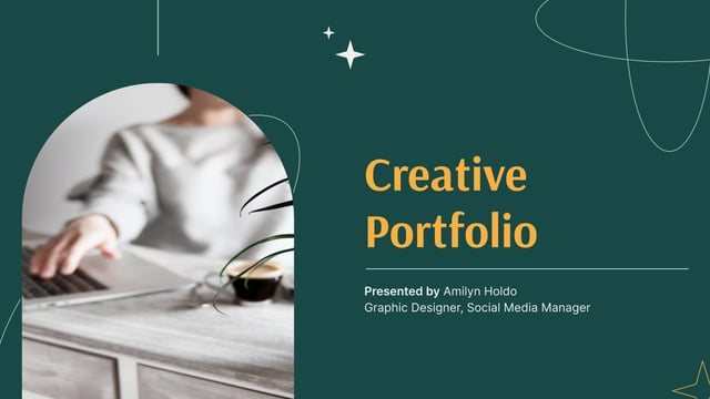 Creative Portfolio Presentation Template | SlidesAI