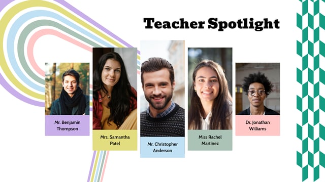 Retro Themed School Yearbook Presentation Template