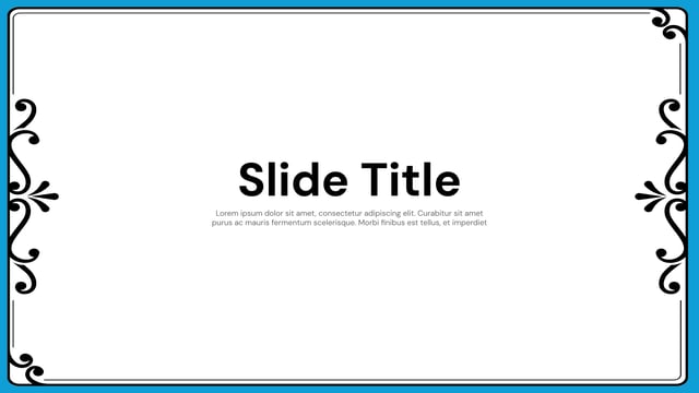 Border Presentation Template for Google Slides & PowerPoint