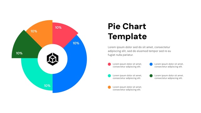 Pie Chart Presentation Template for PPT & Google Slides