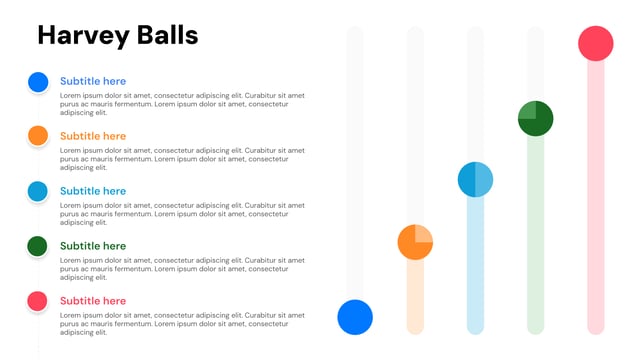 Free Harvey Ball Templates for PowerPoint & Google Slides