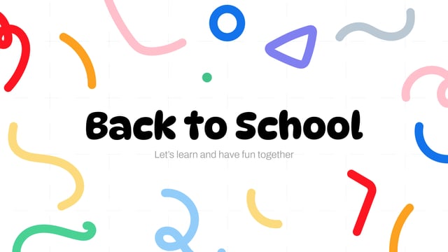 Back To School Presentation Template | SlidesAI