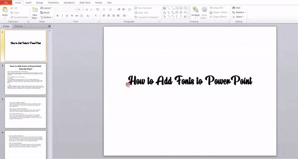 How to Add Fonts to PowerPoint? A Step-by-Step Guide
