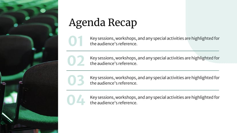 Post Event Recap Template for Event Analysis & Reporting