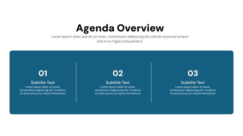 Easy-to-Use Agenda Templates for Presentation | Slides AI