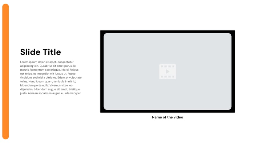 Video Presentation Template for Google Slides and PowerPoint