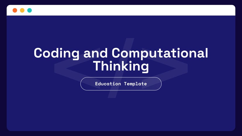 Coding Templates: Computational Thinking Slides