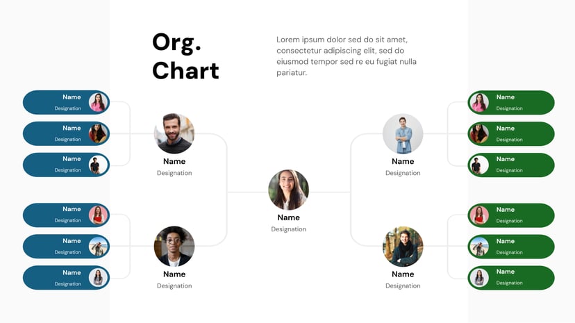 Organizational Chart Template for PowerPoint & Google Slides