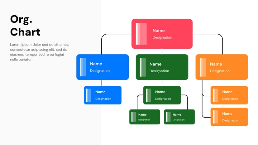 Organizational Chart Template for PowerPoint & Google Slides