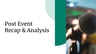 Post Event Recap Template for Event Analysis & Reporting