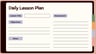 Classroom Planner Presentation Template for Teachers